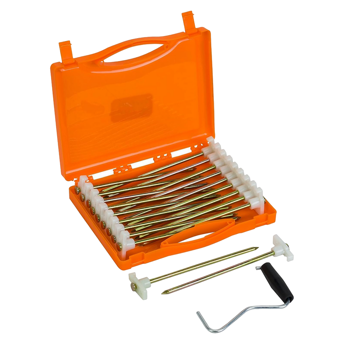 Groundbreaker Glow Peg Set of 20 with Peg Extractor & Case – Adventure Shop
